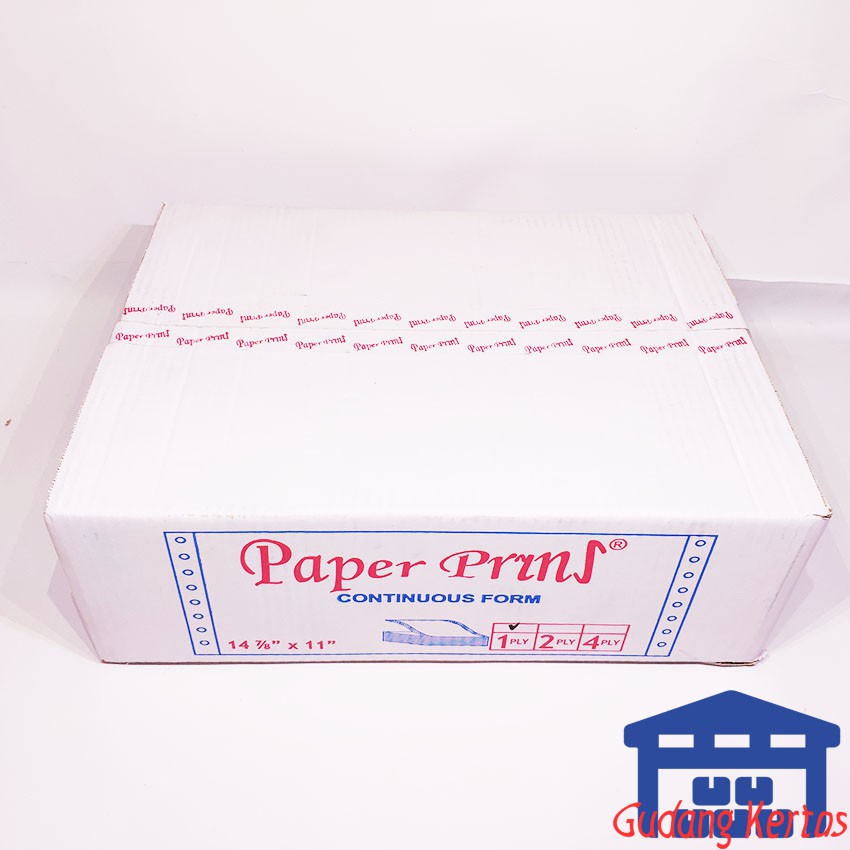 Jual CONTINUOUS FORM 14 7/8 X 11 1PLY PAPERPRYNS | Shopee Indonesia