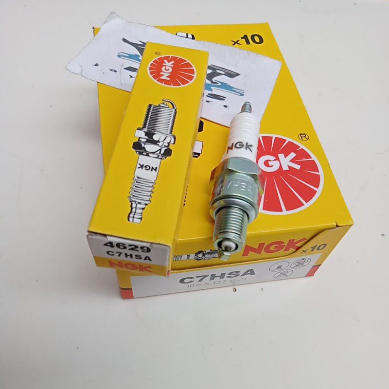 Jual Busi NGK C7HSA C7 Drat Pendek Grand - Supra - Mio Jupiter Vega ...