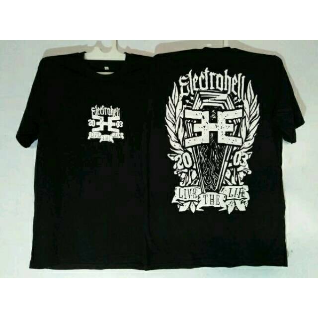 Jual Kaos Electrohell Red Black | Shopee Indonesia