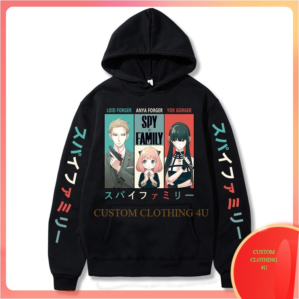 Jual Spy X Family Hoodie | Hoodie Anime Terlaris Spy X Family Pria ...