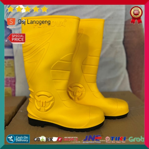 Jual Sepatu Boot Petrova Kuning / Sepatu Safety Tinggi PETROVA ULTIMATE ...