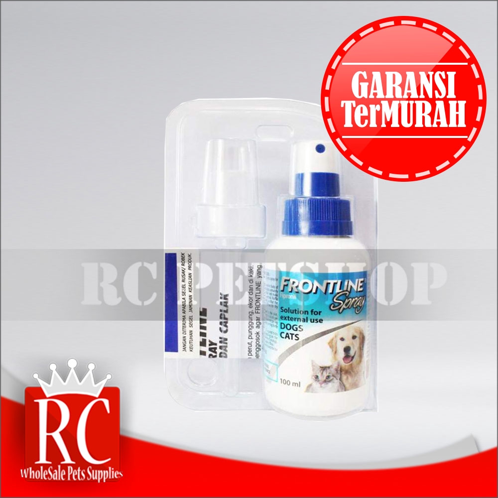 Jual Frontline Spray obat kutu & caplak DOGS & CATS 100ml | Shopee ...
