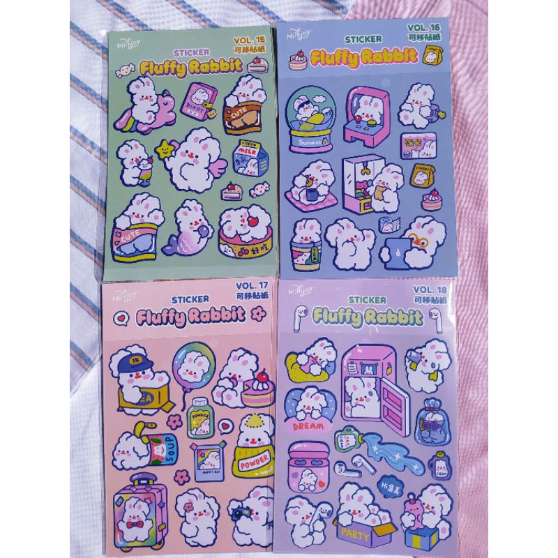 Jual STICKERS FLUFFY RABBIT | Shopee Indonesia