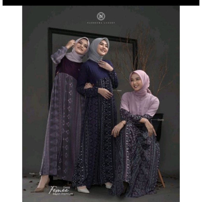 Jual FEMEE DRESS CANTIK BY NADHEERA LUXURY | Shopee Indonesia