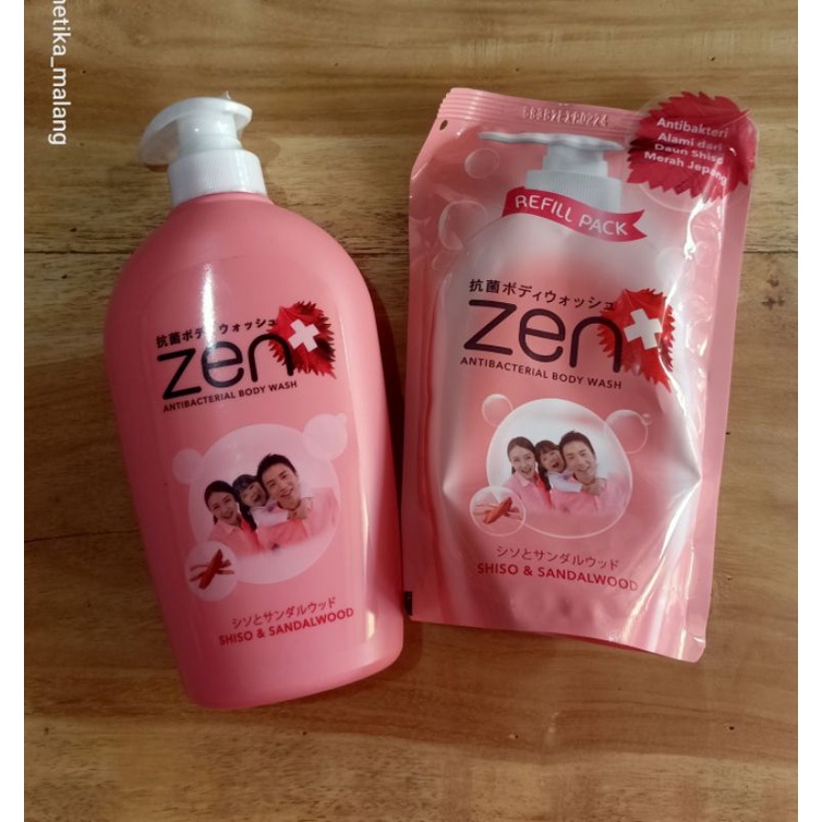 Jual PAKET SABUN ZEN (pump 500ml + refil 450ml ) | Shopee Indonesia