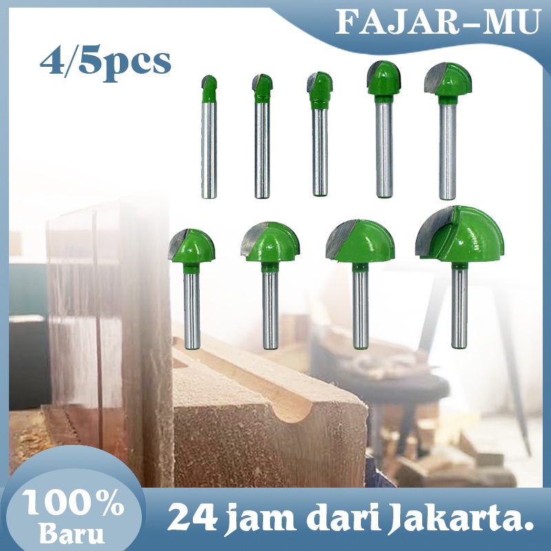 Jual Mata Profil Kayu 6 Mm Nose Cove Bits 1/4" Mata Profil Router Round ...
