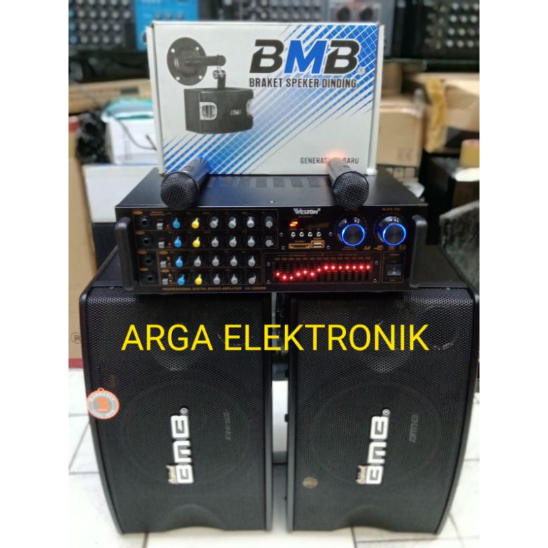 Jual PAKET SOUND SYSTEM KARAOKE BMB 10 INCH ORIGINAL | Shopee Indonesia