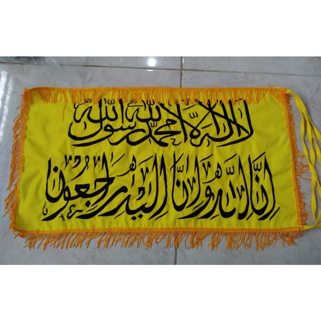 Jual (COD) BENDERA SIMBOL KEMATIAN 100% ORIGINAL 3 WARNA : PUTIH, HIJAU ...