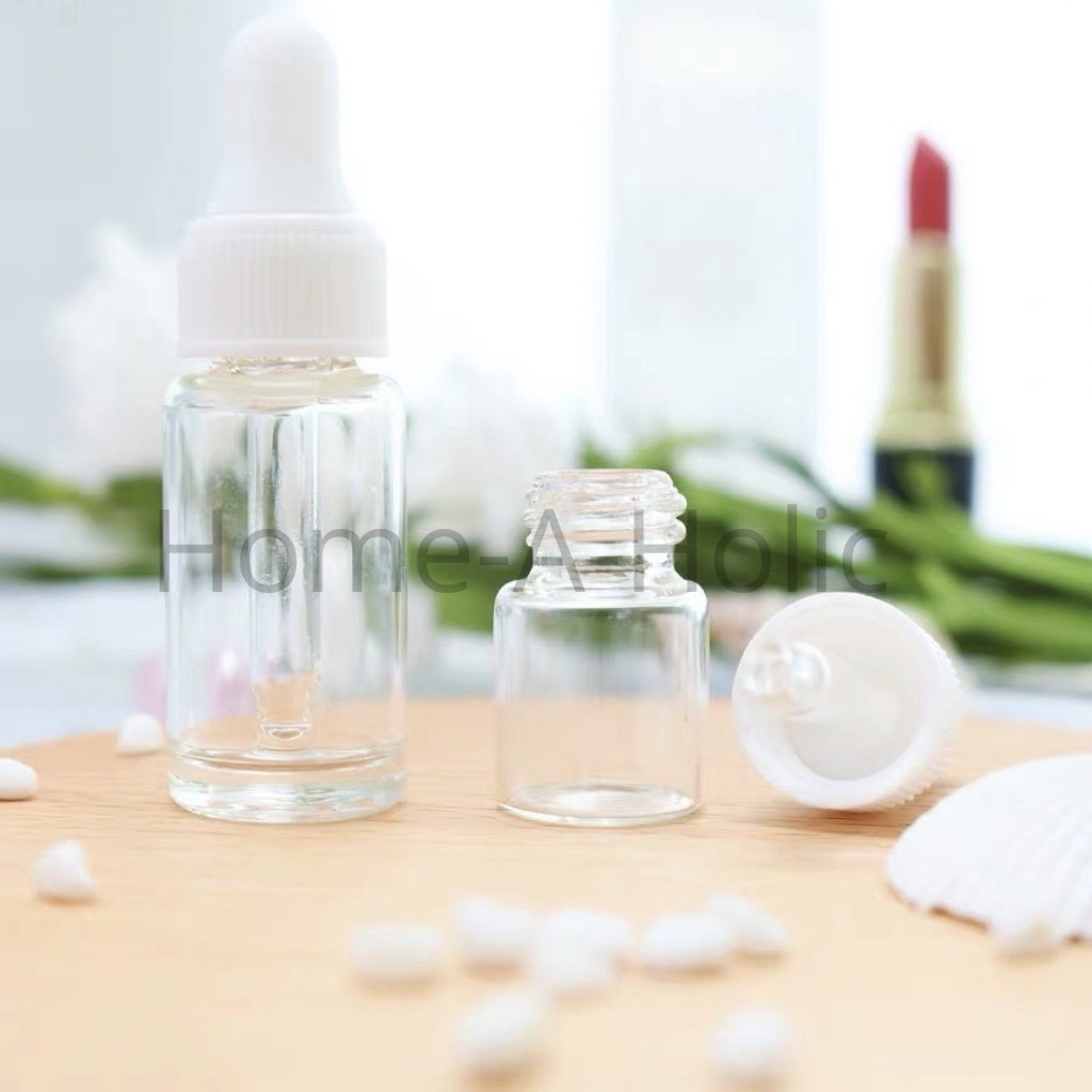 Jual Botol Pipet 5ml Kaca Bening / Botol Serum Skincare / Botol Penetes ...