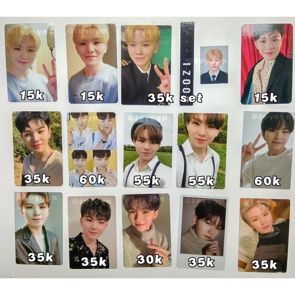 Jual PC PHOTOCARD WOOZI SVT PILOT GRID AN ODE SEMICOLON PENDANT ATTACA ...