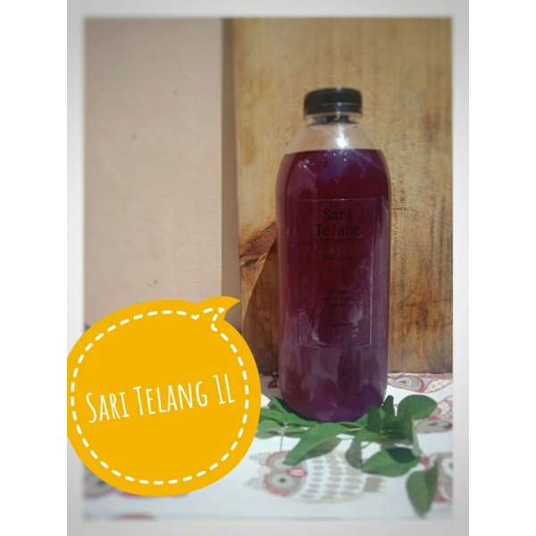 Jual SARI BUNGA TELANG 1 LITER | Shopee Indonesia