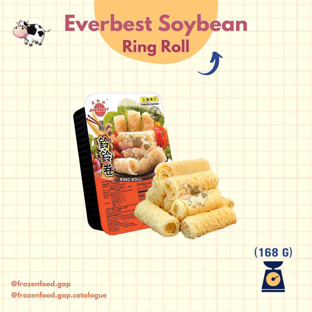 Jual EVERBEST RING ROLL | KULIT TAHU | FROZENFOODGAP | Shopee Indonesia