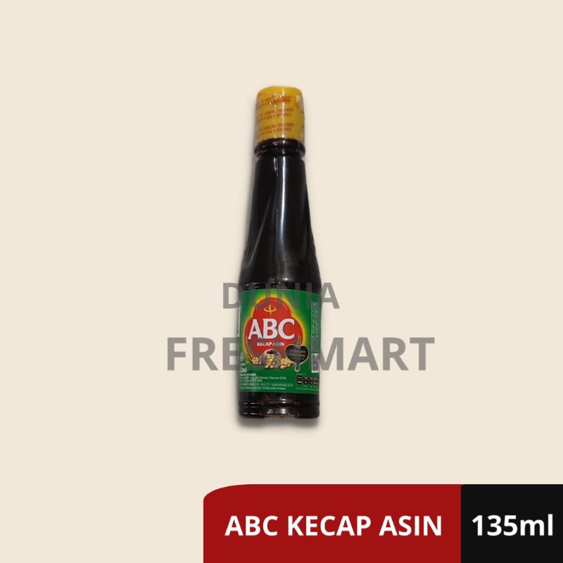 Jual Kecap Asin ABC kemasan botol 135ml | Shopee Indonesia