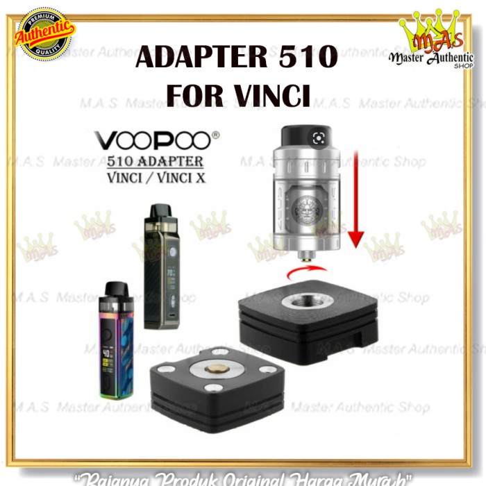 Jual REEVAPE Adapter VINCI 510 for VOOPOO VINCI / VINCI X [Authentic ...