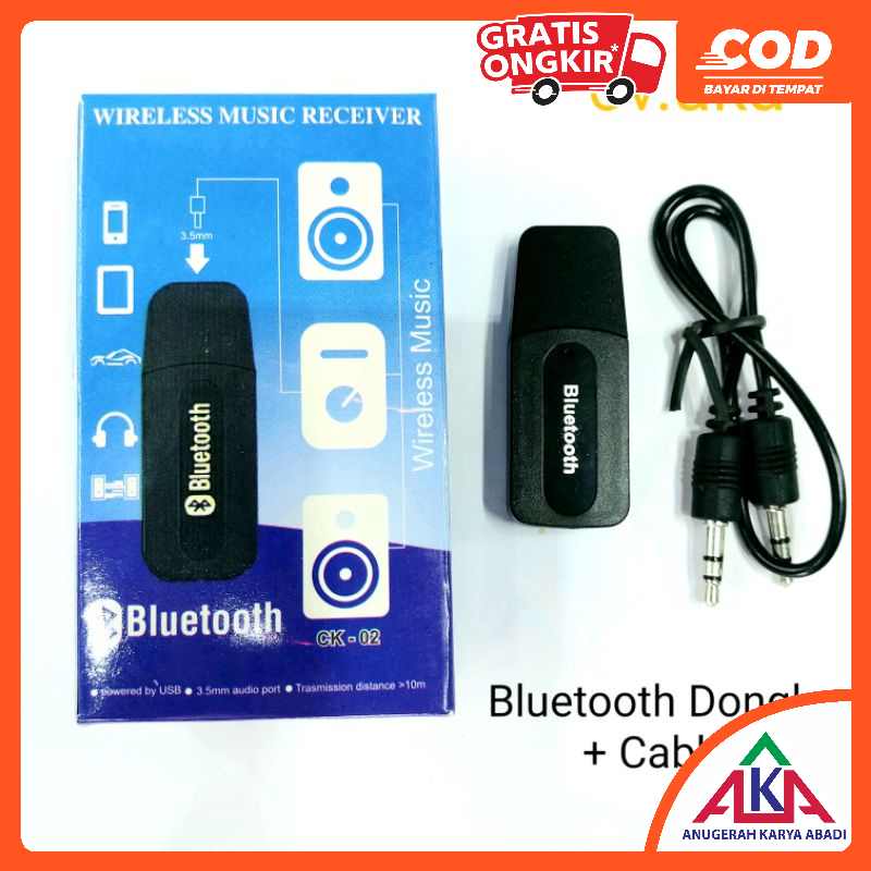 Jual USB Bluetooth Dongle plus Cable AUX | Shopee Indonesia