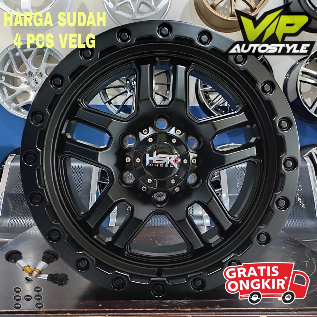 Jual Promo Velg Mobil Offroad R17 Ring 17 Murah HSR BORUTO 5537 R17 Lebar 8,5 Pcd Baut 6x139,7 ...