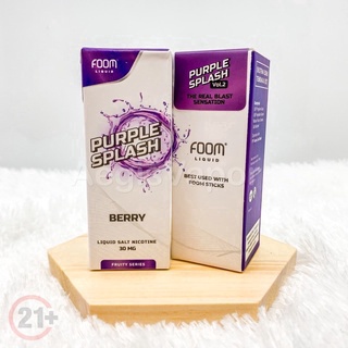 Jual LIQUID 30ML FOOM PURPLE SPLASH BERRY V2 | Shopee Indonesia