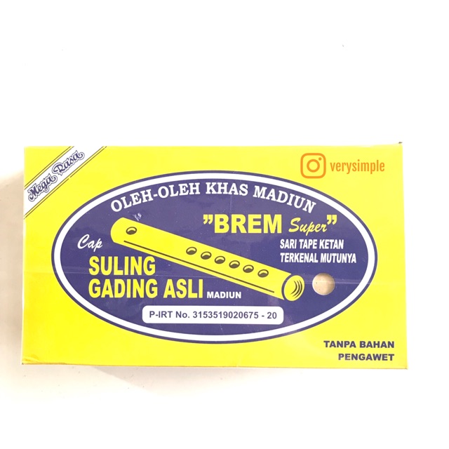 Jual Brem Super cap Suling Gading Asli ukuran Besar | Shopee Indonesia