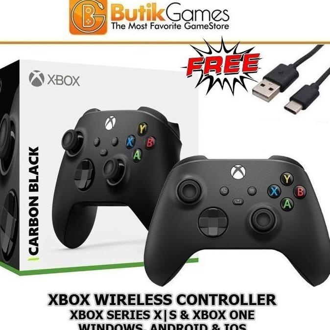 Jual Stick Xbox Series X S XBOX One Wireless Controller Hitam Carbon ...