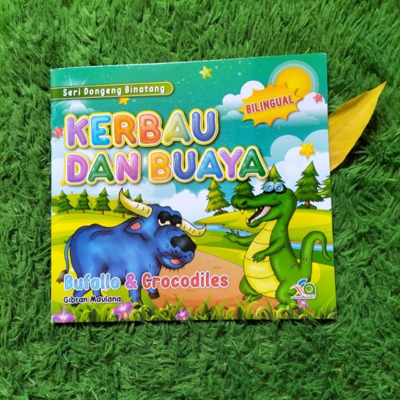 Jual ORIGINAL BUKU CERITA ANAK SERI DONGENG BINATANG KERBAU DAN BUAYA BILINGUAL FULL COLOUR ...