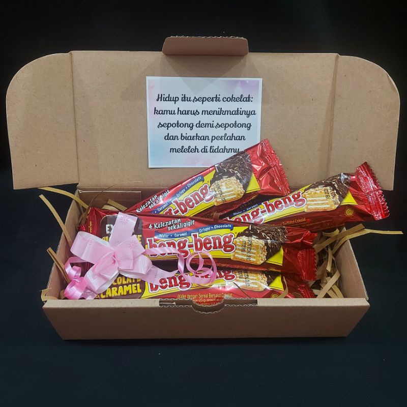 Jual hampers coklat snack box coklat box parcel coklat parcel box gift ...
