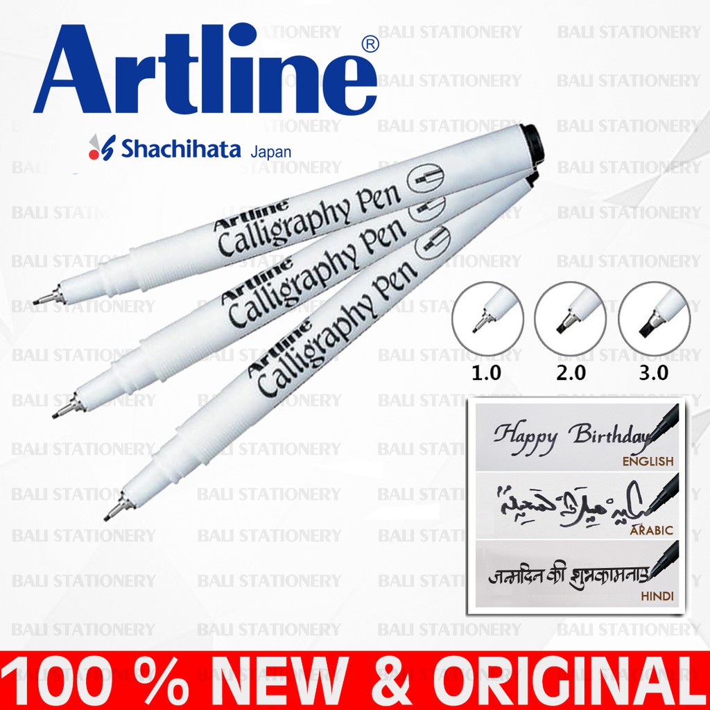 Jual Calligraphy pen Artline Black | Shopee Indonesia