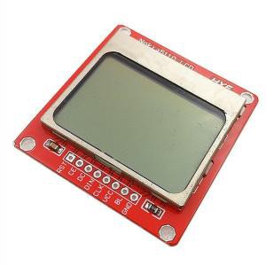 Jual LCD Module Nokia 5110 Red for Arduino Blue Backlight + Pin Header ...