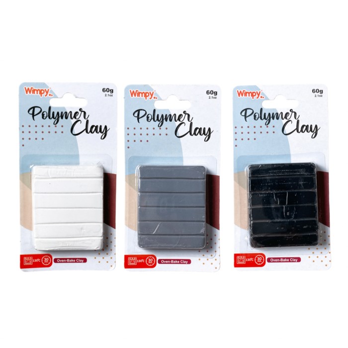 Jual Wimpy Polymer Clay Tanah Liat Kerajinan Tangan Plastisin Bahan ...