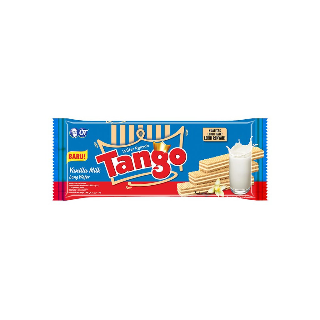 Jual Tango Wafer Coklat Vanilla Jumbo 100 gr | Shopee Indonesia