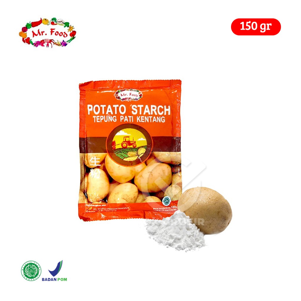 Jual Mr. Food Tepung Pati Kentang / Potato Starch (150 gr) | Shopee ...