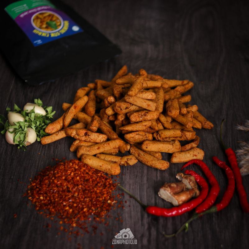 Jual Basreng stik cikruh (cabe merah daun jeruk) | Shopee Indonesia