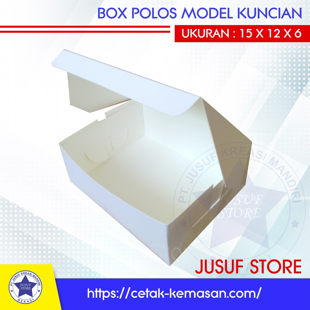 Jual Box Nasi / Snack Box / Box Ayam Goreng Polos @40pcs | Shopee Indonesia