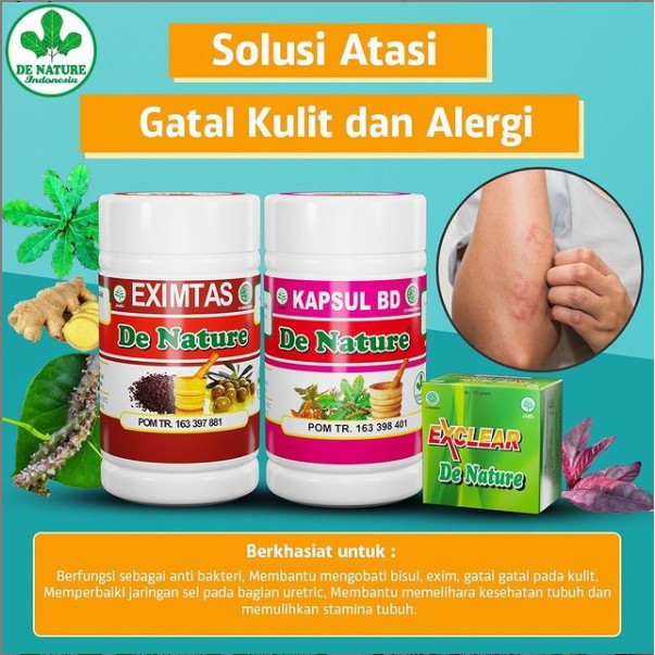 Jual DE NATURE Obat Gatal Selangkangan Dan Jamur Paling Ampuh Scabies ...