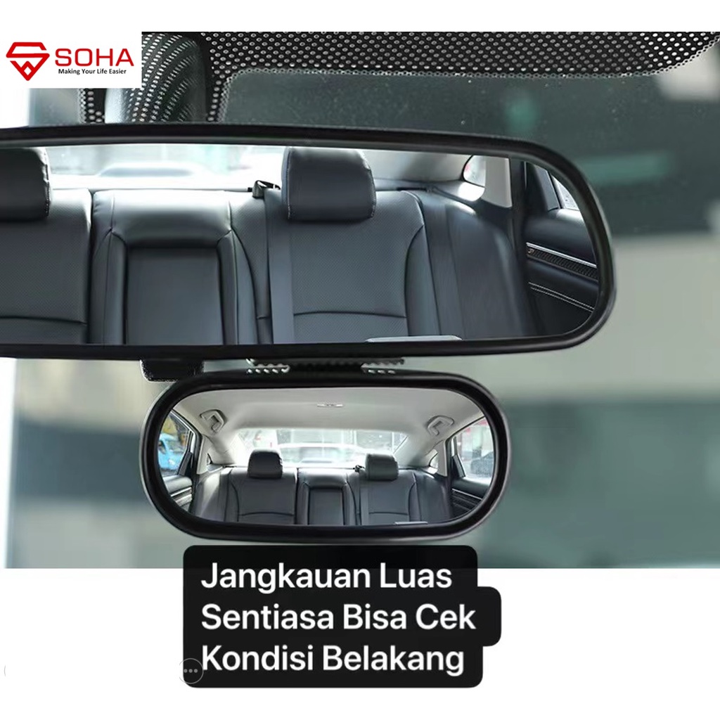 Jual AM-20 Kaca Spion Car Wide View Blind Spot Mirror Universal Semua ...