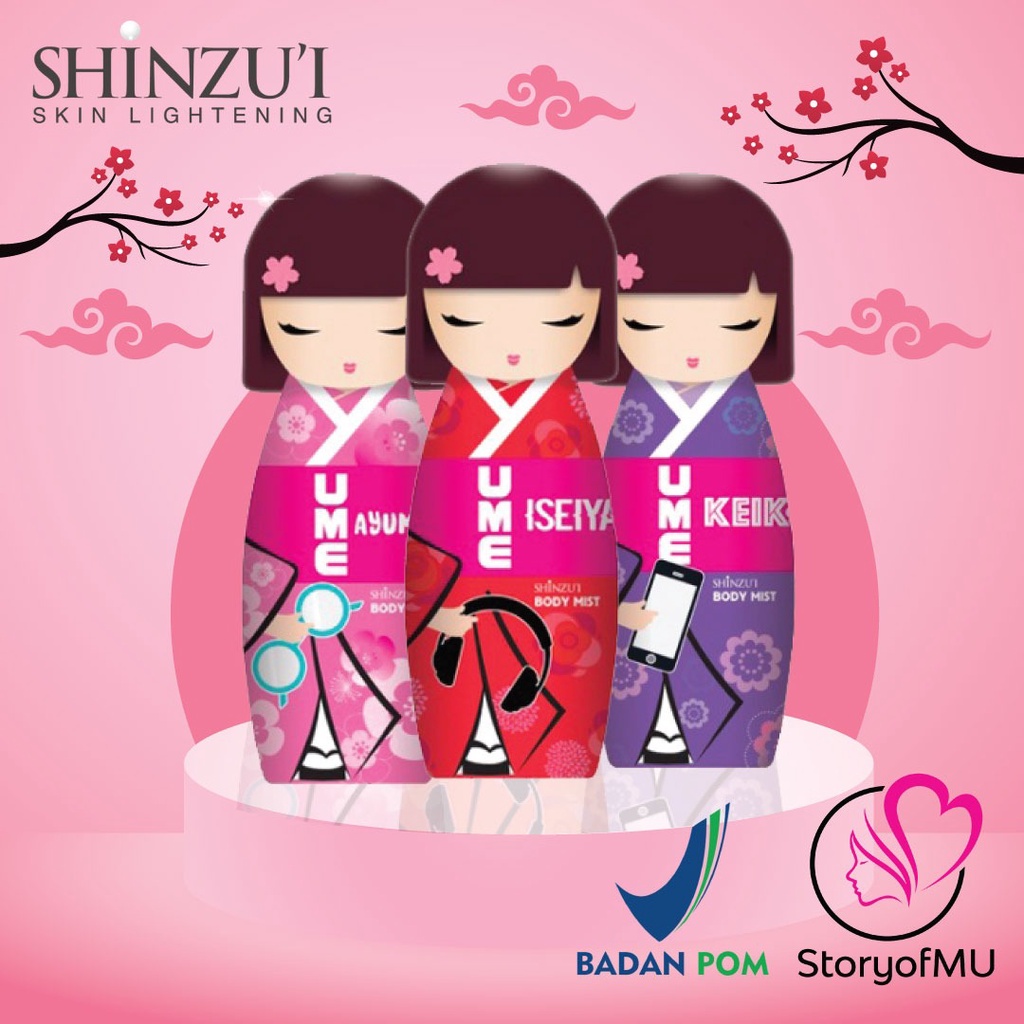 Jual SHINZUI UME Body Mist 100ml - Ayumi Iseiya Keiko - Parfume ...