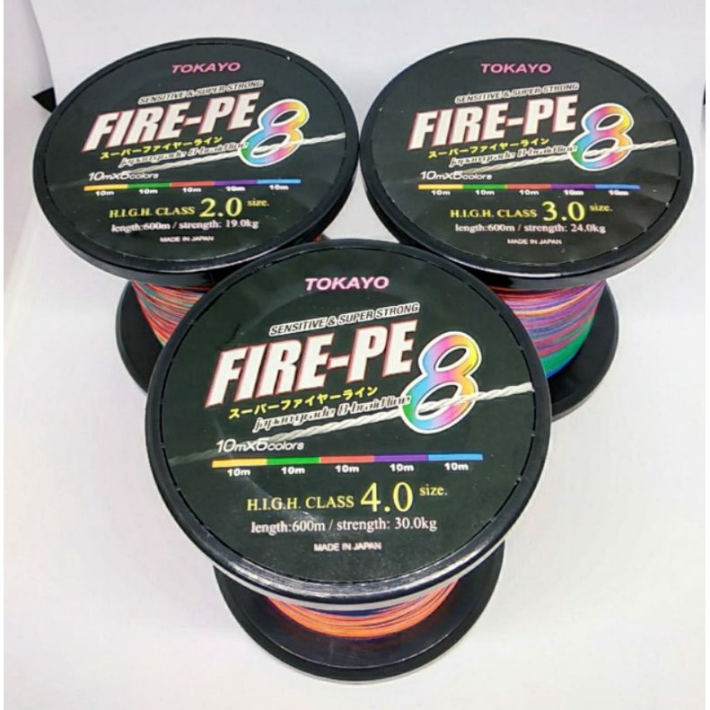 Jual BENANG PE HEARTY RISE TOKAYO FIRE PE LINE | Shopee Indonesia
