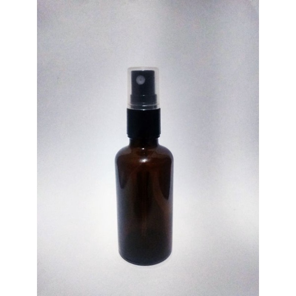 Jual botol kaca amber coklat tebal 30ml tutup spray hitam | Shopee Indonesia