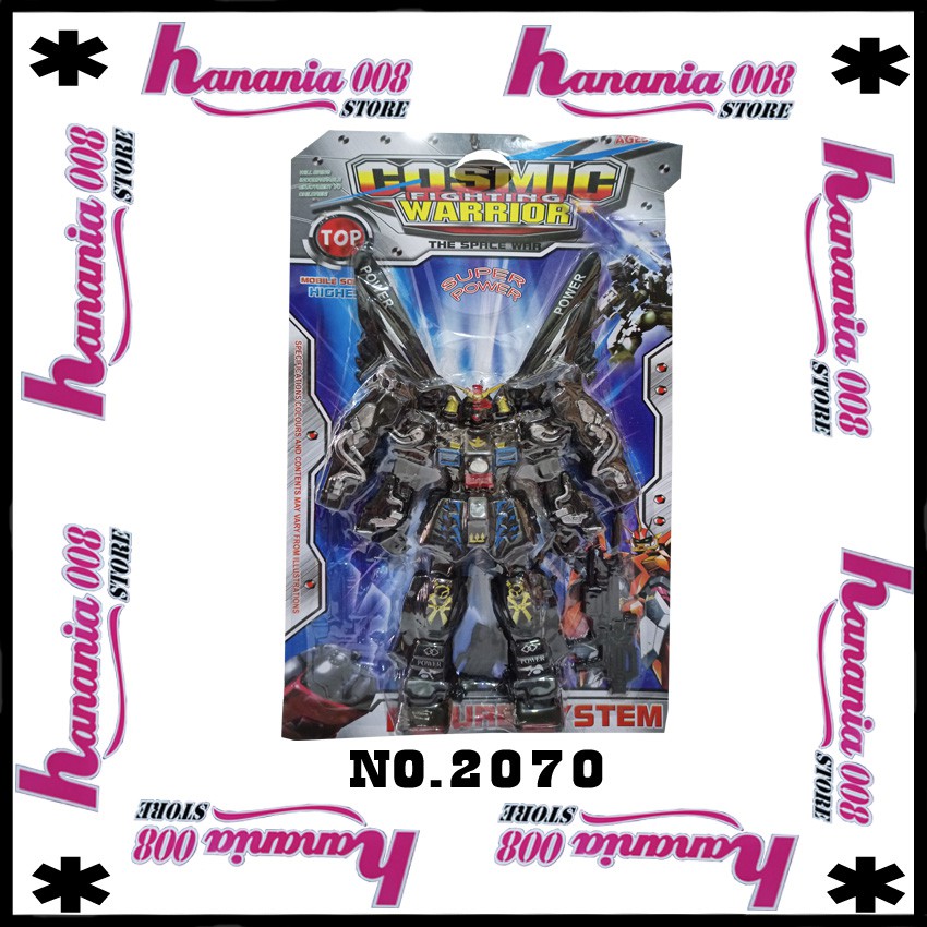 Jual No.2070 Mainan Robot Robotan Cosmic Figthing Warrior | Shopee ...