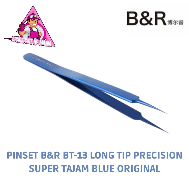 Jual PINSET B&R BT-13 TWEEZER LONG TIP PRECISION SUPER TAJAM BLUE ORIGINAL | Shopee Indonesia