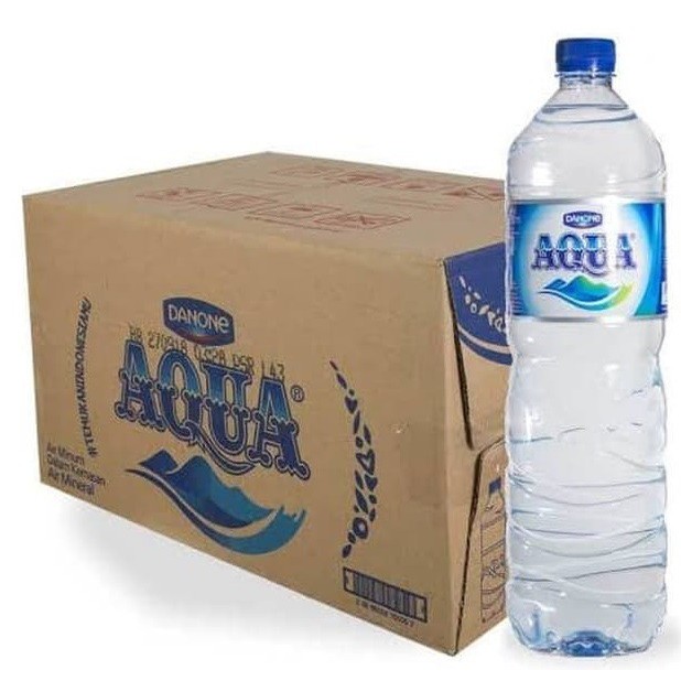 Jual AQUA AIR MINERAL BOTOL BESAR 1500 ML | Shopee Indonesia