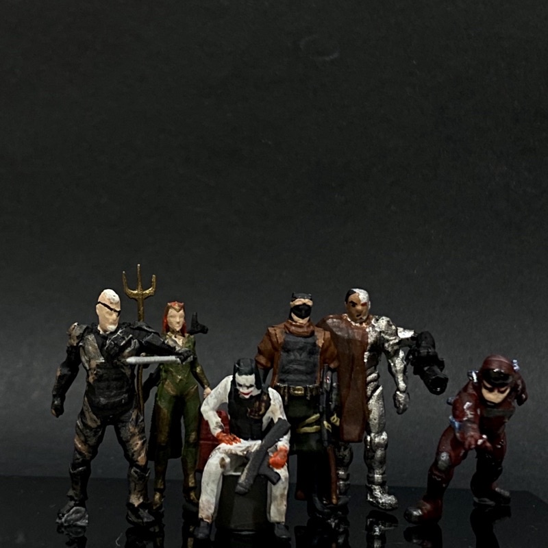 Jual Batman Joker Deathstroke Mera Cyborg Flash Knightmare Scene ZSJL 1 ...