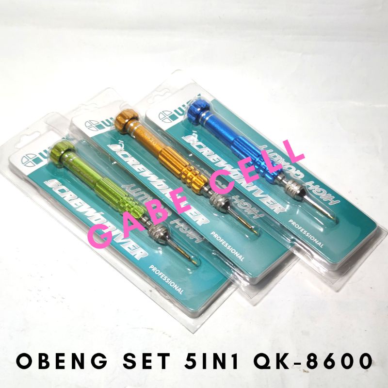 Jual OBENG HANDPHONE 5IN1 QUICK QK 8600 OPENING TOOLS | Shopee Indonesia