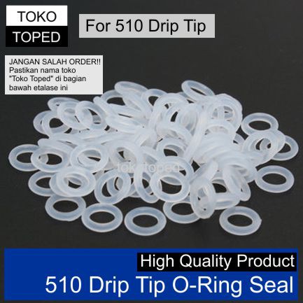 Jual 510 Drip Tip O-Rings Seal | rubber karet ring driptip silicon ...