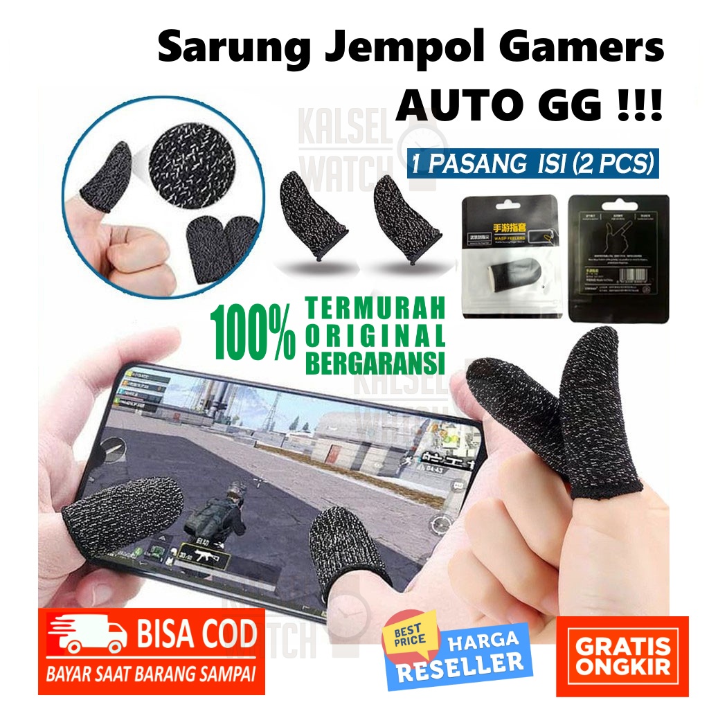 Jual Sarung Jempol Jari Tangan Gamers Gaming Gem Anti Keringat Basah ...