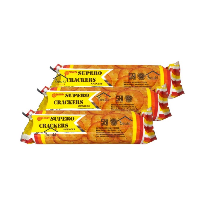 Jual (3PCS) Nissin Supero Crackers 90gr 8888166338012 | Shopee Indonesia