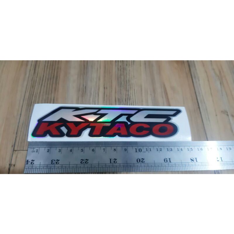 Jual Stiker cutting KTC KYTACO hologram stiker racing stiker murah ...