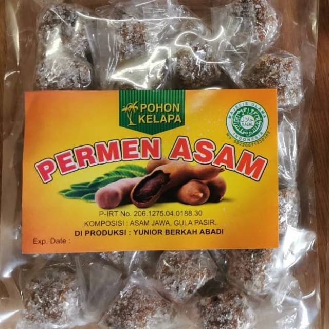 Jual Permen asam jawa isi 20 biji rasa original merk pohon kelapa ...