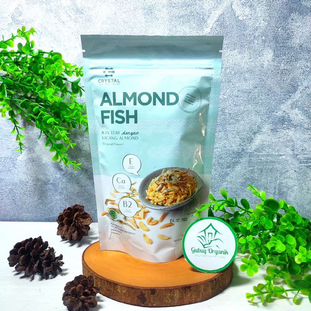 Jual Crystal of the Sea - Almond Fish Snack / Ikan Teri Jengki Kacang ...
