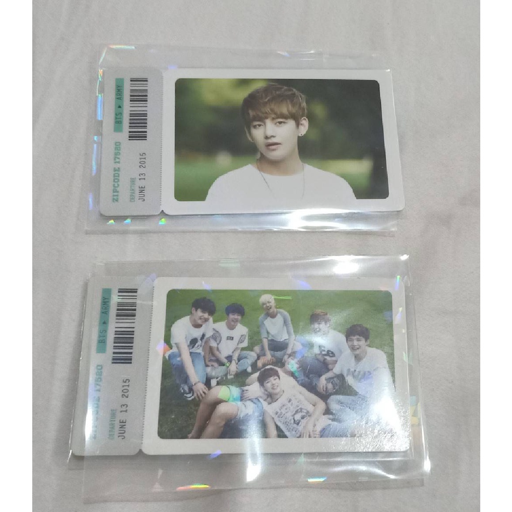 Jual BTS- PHOTO TICKET BTS FULL MEMBER TAEHYUNG | Shopee Indonesia