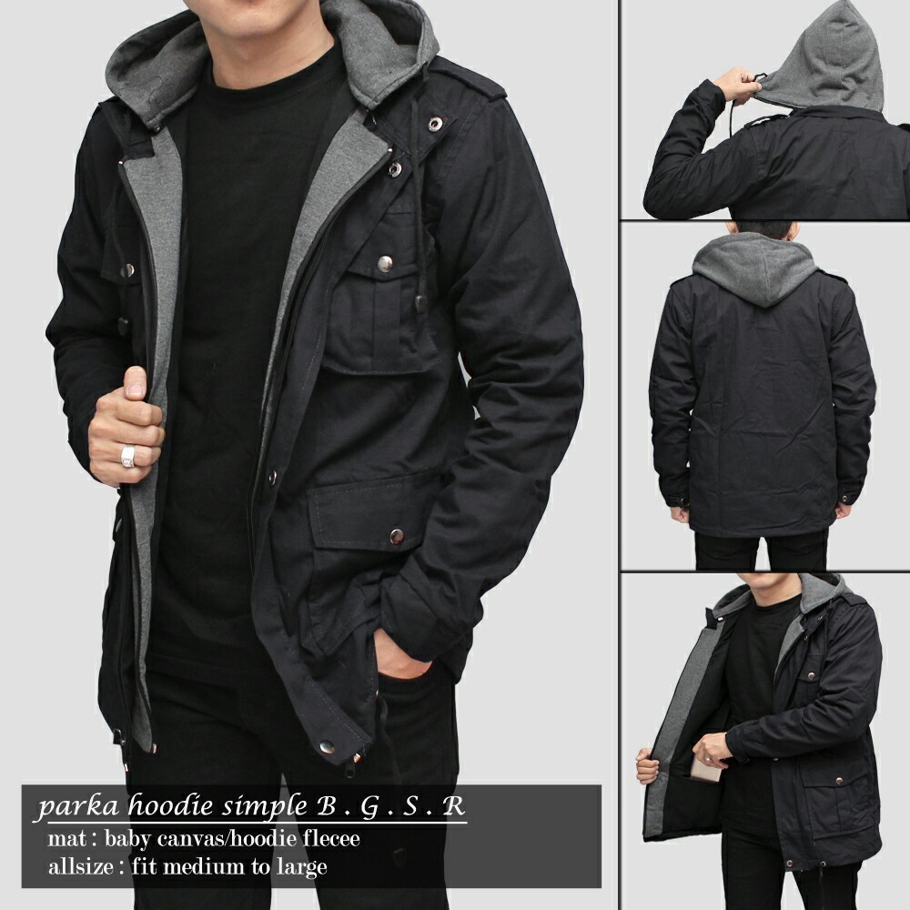 Jual Jaket Parka Hoodie Musim Dingin | Shopee Indonesia